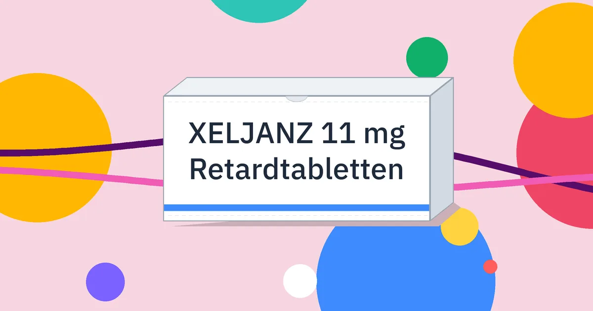 Symbolbild: Packung mit der Aufschrift XELJANZ 11 mg Retardtabletten (PZN 16687832) – Verfügbarkeit und Bezug in Apotheken in Frankfurt am Main