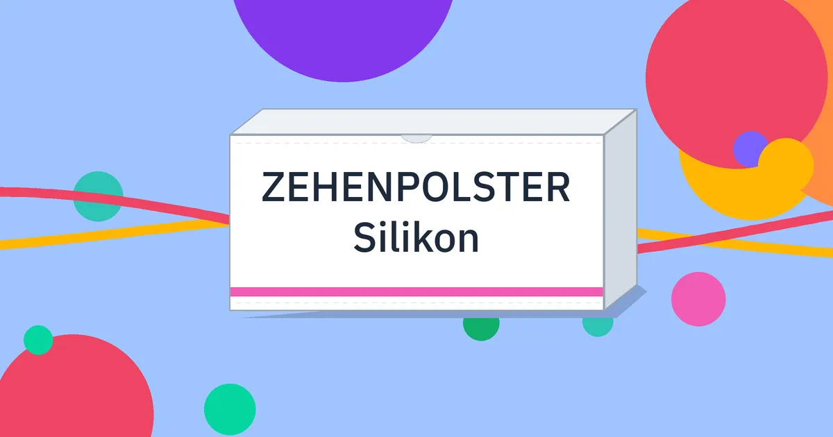 Symbolbild: Packung mit der Aufschrift ZEHENPOLSTER Silikon (PZN 02773640) – Verfügbarkeit und Bezug in Apotheken in Frankfurt am Main