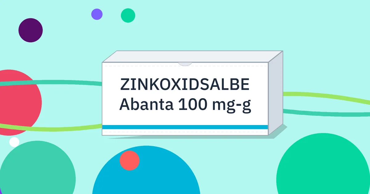 Symbolbild: Packung mit der Aufschrift ZINKOXIDSALBE Abanta 100 mg-g (PZN 19641670) – Verfügbarkeit und Bezug in Apotheken in Frankfurt am Main
