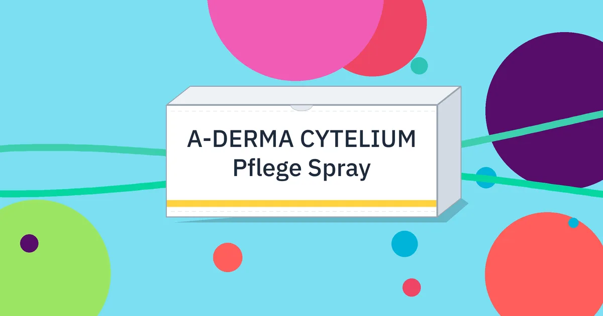 Symbolbild: Packung mit der Aufschrift A-DERMA CYTELIUM Pflege Spray (PZN 07586753) – Verfügbarkeit und Bezug in Apotheken in Frankfurt am Main