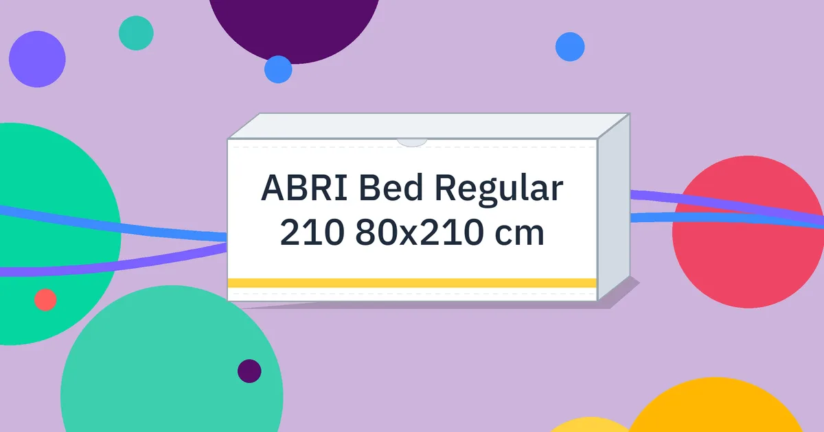 Symbolbild: Packung mit der Aufschrift ABRI Bed Regular 210 80x210 cm (PZN 06957058) – Verfügbarkeit und Bezug in Apotheken in Frankfurt am Main