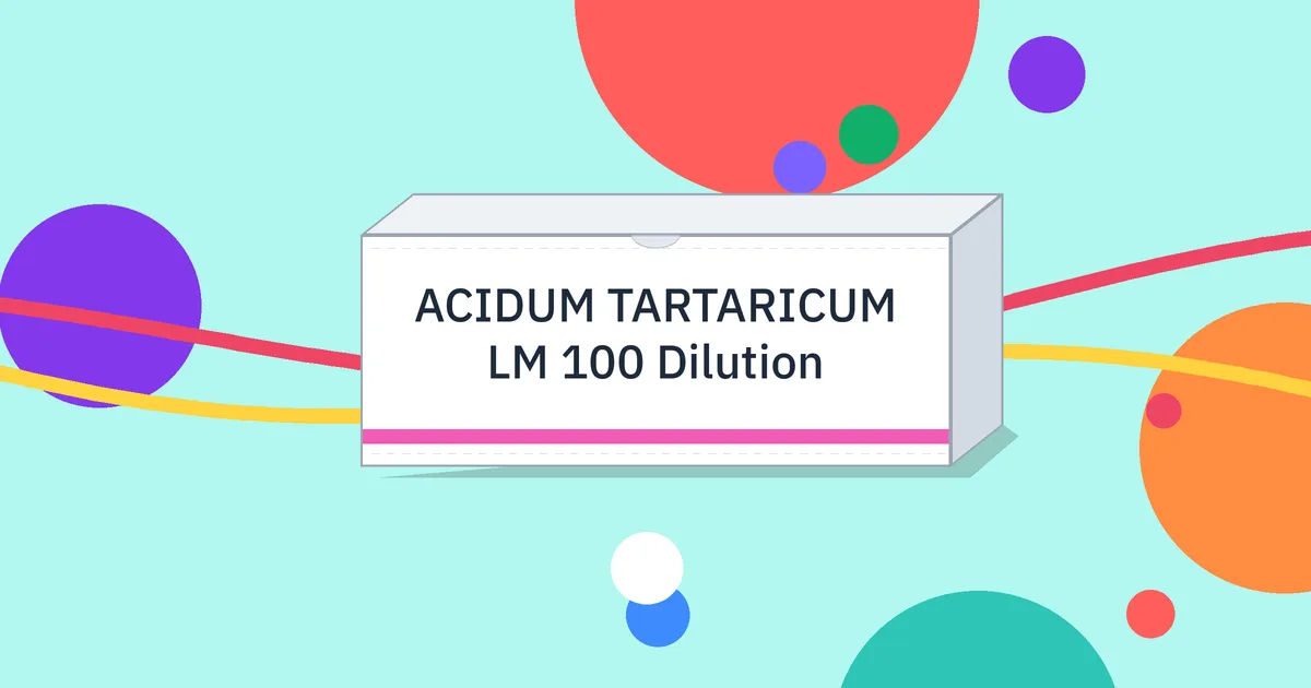 Symbolbild: Packung mit der Aufschrift ACIDUM TARTARICUM LM 100 Dilution (PZN 13287316) – Verfügbarkeit und Bezug in Apotheken in Frankfurt am Main