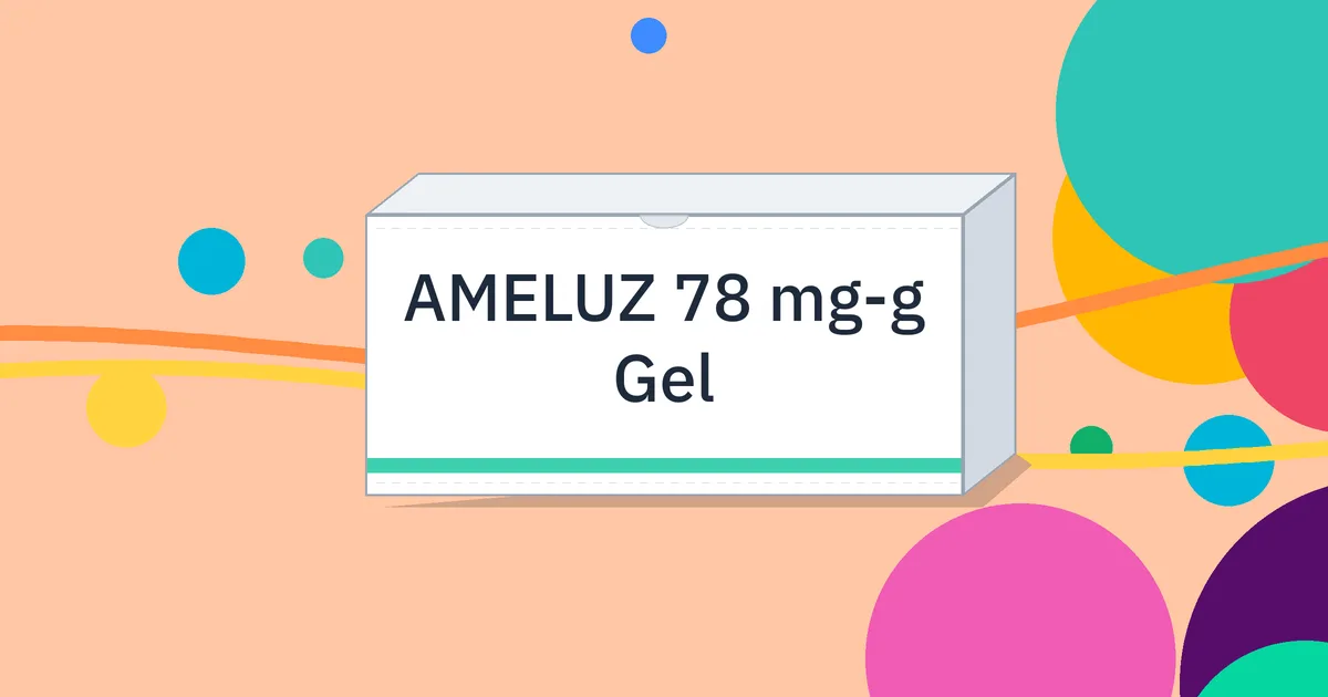 Symbolbild: Packung mit der Aufschrift AMELUZ 78 mg-g Gel (PZN 17845138) – Verfügbarkeit und Bezug in Apotheken in Frankfurt am Main