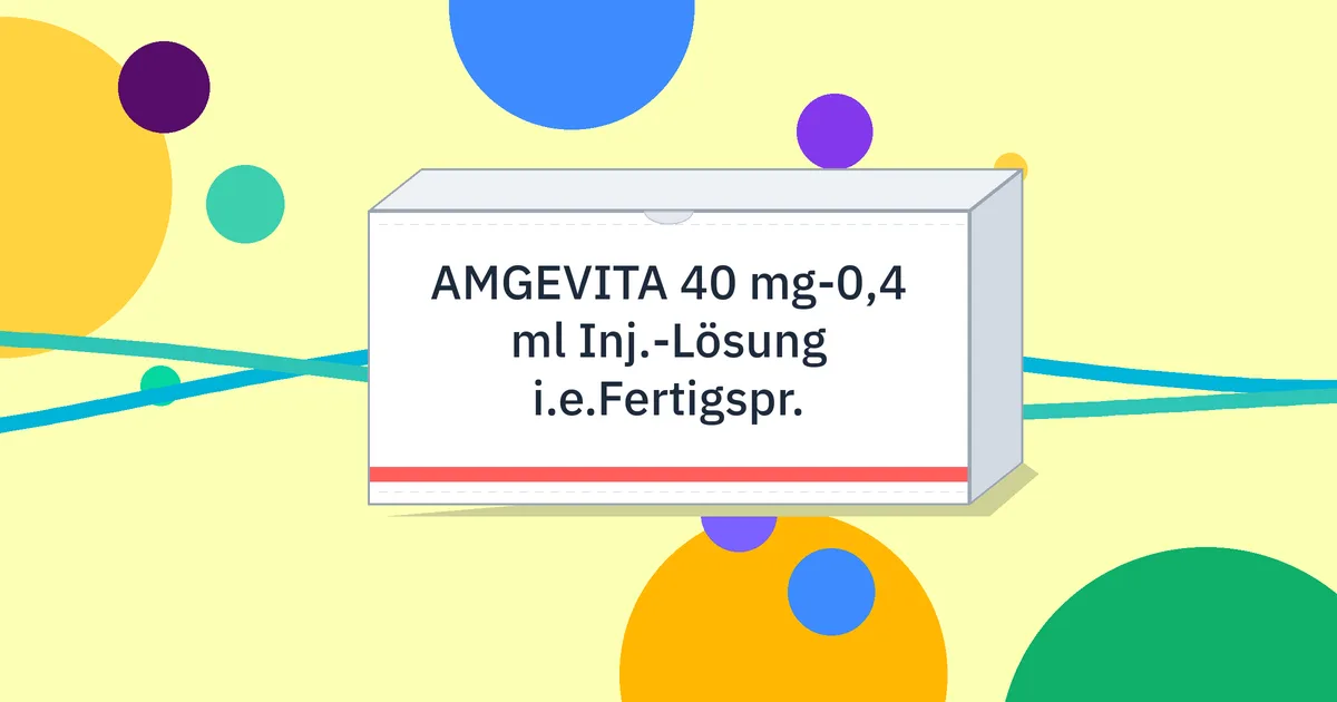 Symbolbild: Packung mit der Aufschrift AMGEVITA 40 mg-0,4 ml Inj.-Lösung i.e.Fertigspr. (PZN 19449292) – Verfügbarkeit und Bezug in Apotheken in Frankfurt am Main