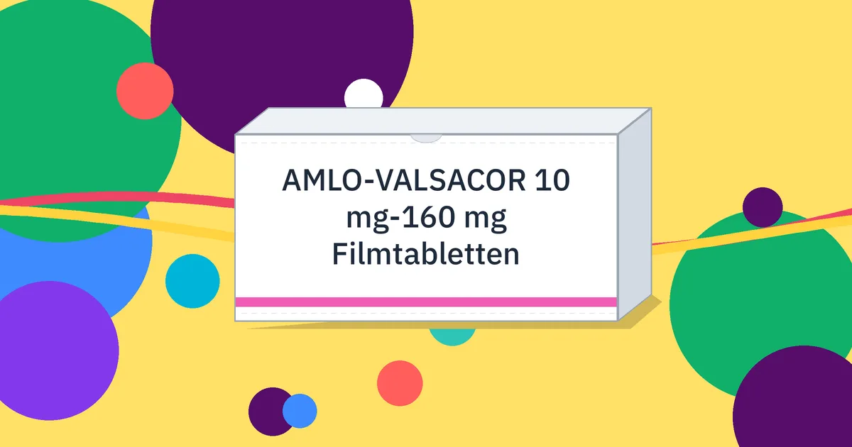 Symbolbild: Packung mit der Aufschrift AMLO-VALSACOR 10 mg-160 mg Filmtabletten (PZN 15610879) – Verfügbarkeit und Bezug in Apotheken in Frankfurt am Main