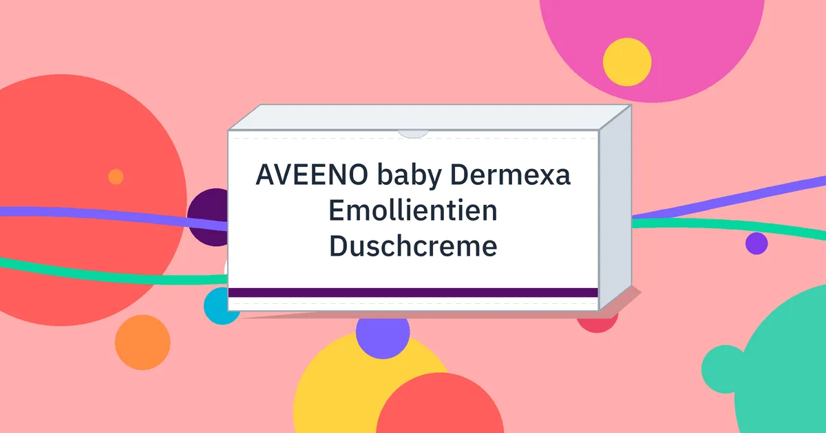 Symbolbild: Packung mit der Aufschrift AVEENO baby Dermexa Emollientien Duschcreme (PZN 19899641) – Verfügbarkeit und Bezug in Apotheken in Frankfurt am Main