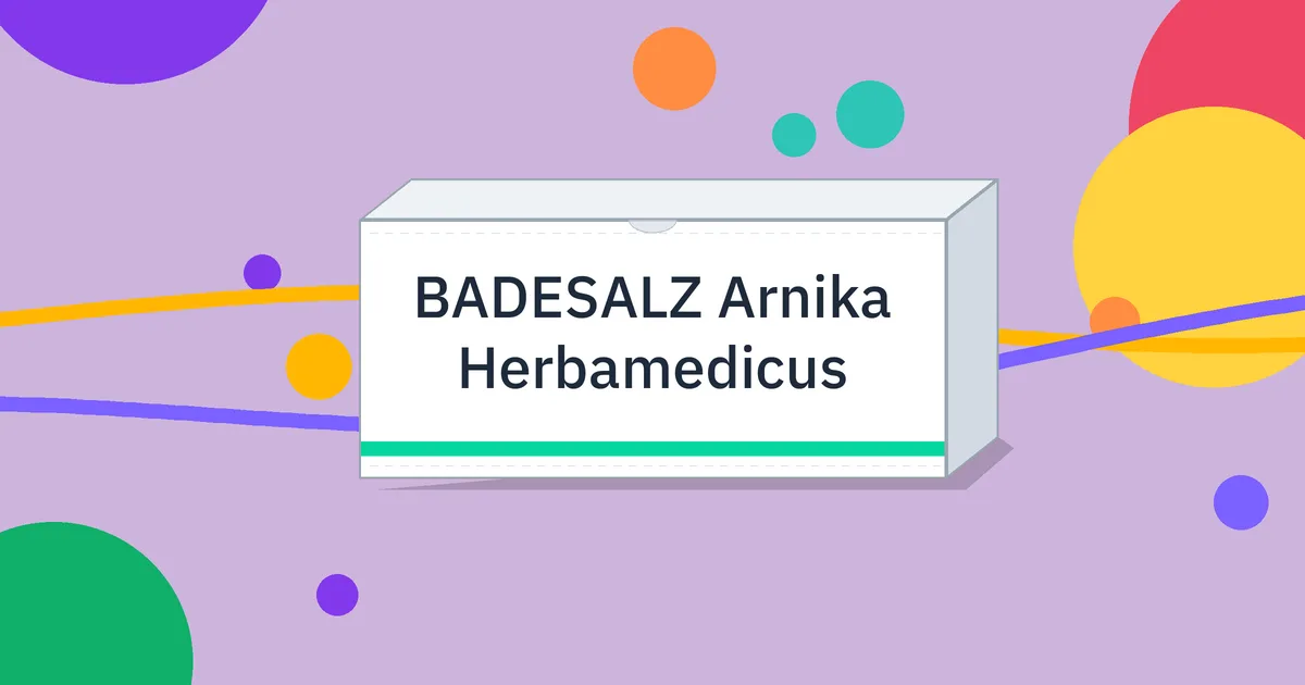 Symbolbild: Packung mit der Aufschrift BADESALZ Arnika Herbamedicus (PZN 14154994) – Verfügbarkeit und Bezug in Apotheken in Frankfurt am Main