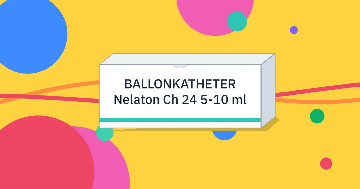 Symbolbild: Packung mit der Aufschrift BALLONKATHETER Nelaton Ch 24 5-10 ml (PZN 00181800) – Verfügbarkeit und Bezug in Apotheken in Frankfurt am Main