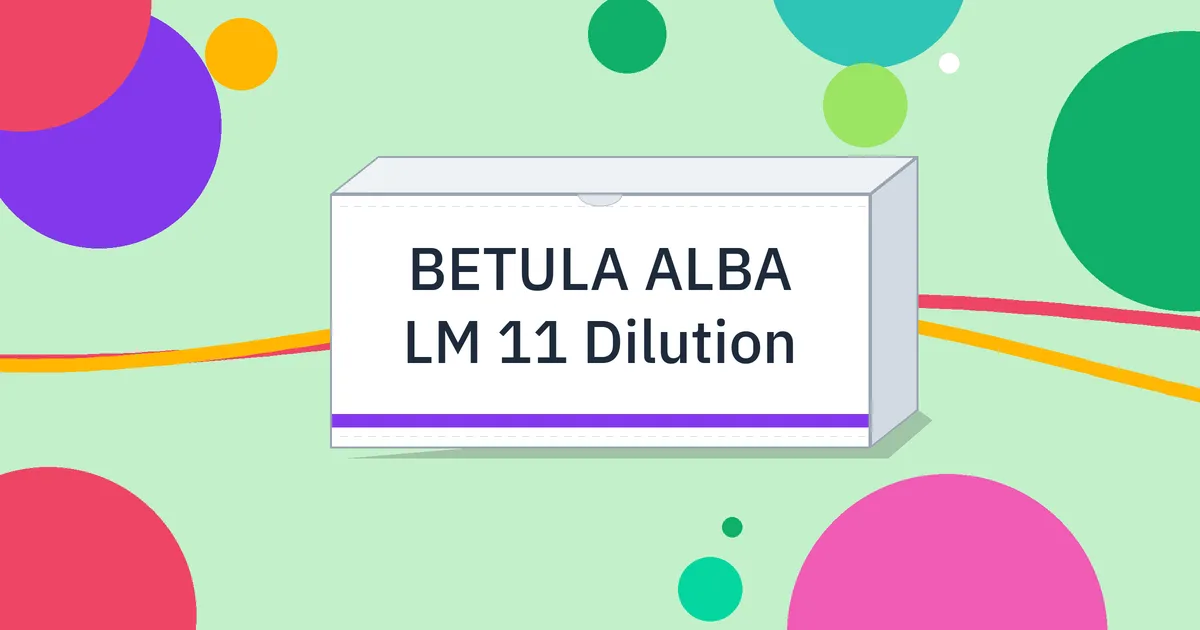 Symbolbild: Packung mit der Aufschrift BETULA ALBA LM 11 Dilution (PZN 12793796) – Verfügbarkeit und Bezug in Apotheken in Frankfurt am Main