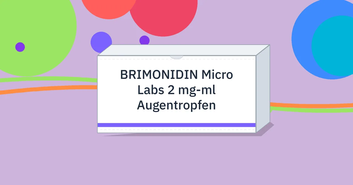 Symbolbild: Packung mit der Aufschrift BRIMONIDIN Micro Labs 2 mg-ml Augentropfen (PZN 17248974) – Verfügbarkeit und Bezug in Apotheken in Frankfurt am Main