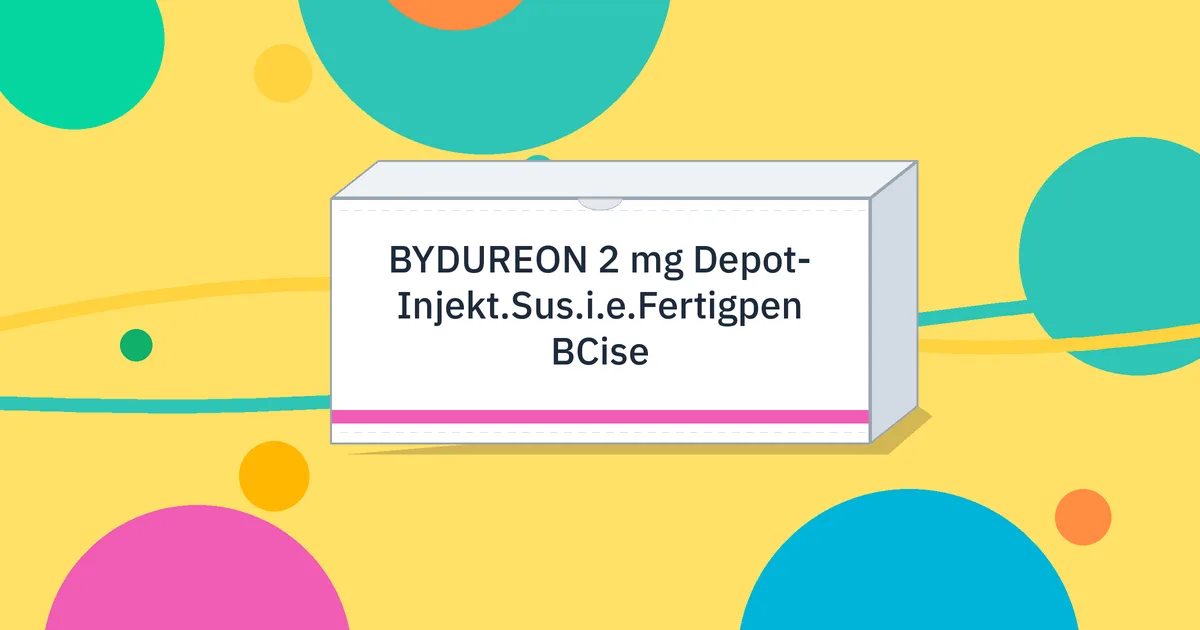 Symbolbild: Packung mit der Aufschrift BYDUREON 2 mg Depot-Injekt.Sus.i.e.Fertigpen BCise (PZN 17533367) – Verfügbarkeit und Bezug in Apotheken in Frankfurt am Main
