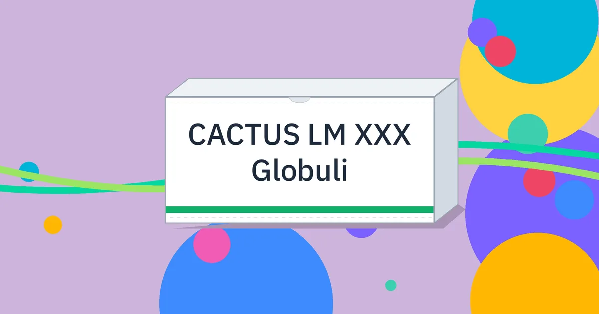 Symbolbild: Packung mit der Aufschrift CACTUS LM XXX Globuli (PZN 04502744) – Verfügbarkeit und Bezug in Apotheken in Frankfurt am Main