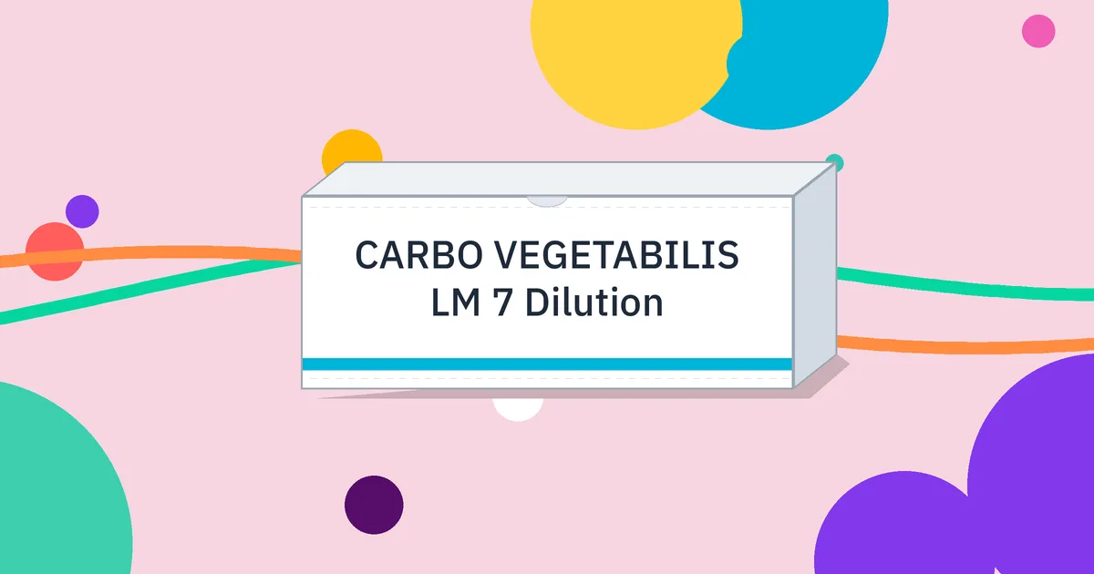 Symbolbild: Packung mit der Aufschrift CARBO VEGETABILIS LM 7 Dilution (PZN 12809439) – Verfügbarkeit und Bezug in Apotheken in Frankfurt am Main