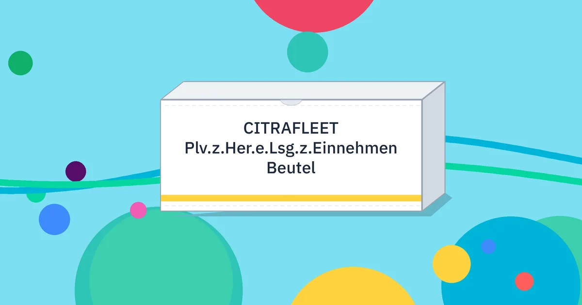 Symbolbild: Packung mit der Aufschrift CITRAFLEET Plv.z.Her.e.Lsg.z.Einnehmen Beutel (PZN 19367542) – Verfügbarkeit und Bezug in Apotheken in Frankfurt am Main