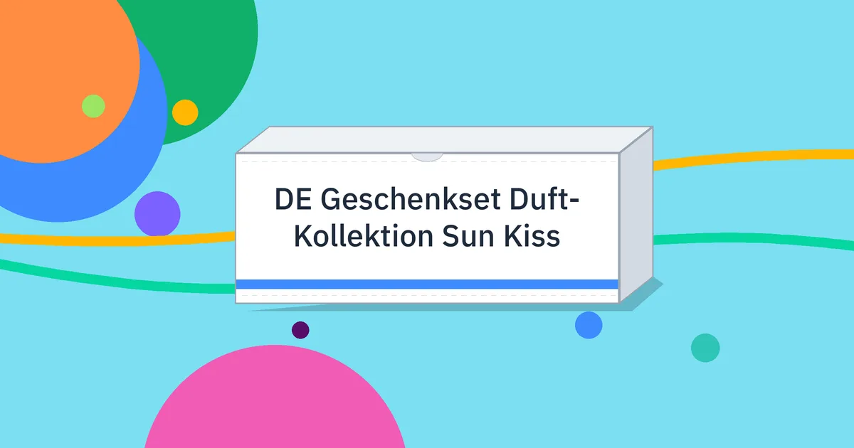 Symbolbild: Packung mit der Aufschrift DE Geschenkset Duft-Kollektion Sun Kiss (PZN 19869539) – Verfügbarkeit und Bezug in Apotheken in Frankfurt am Main