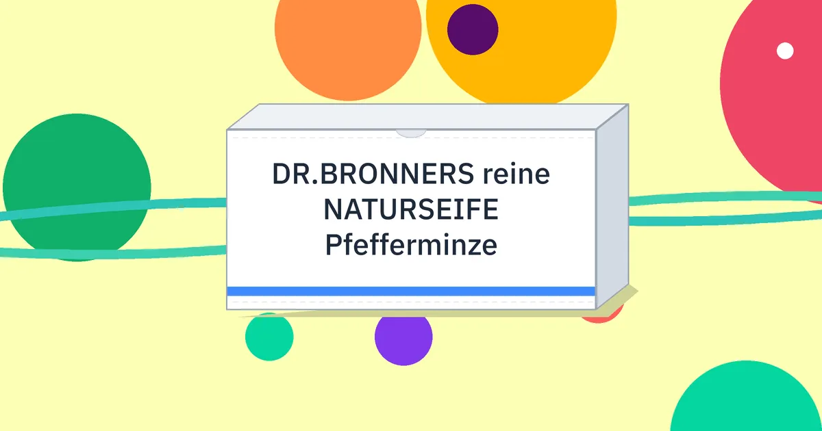 Symbolbild: Packung mit der Aufschrift DR.BRONNERS reine NATURSEIFE Pfefferminze (PZN 19241858) – Verfügbarkeit und Bezug in Apotheken in Frankfurt am Main