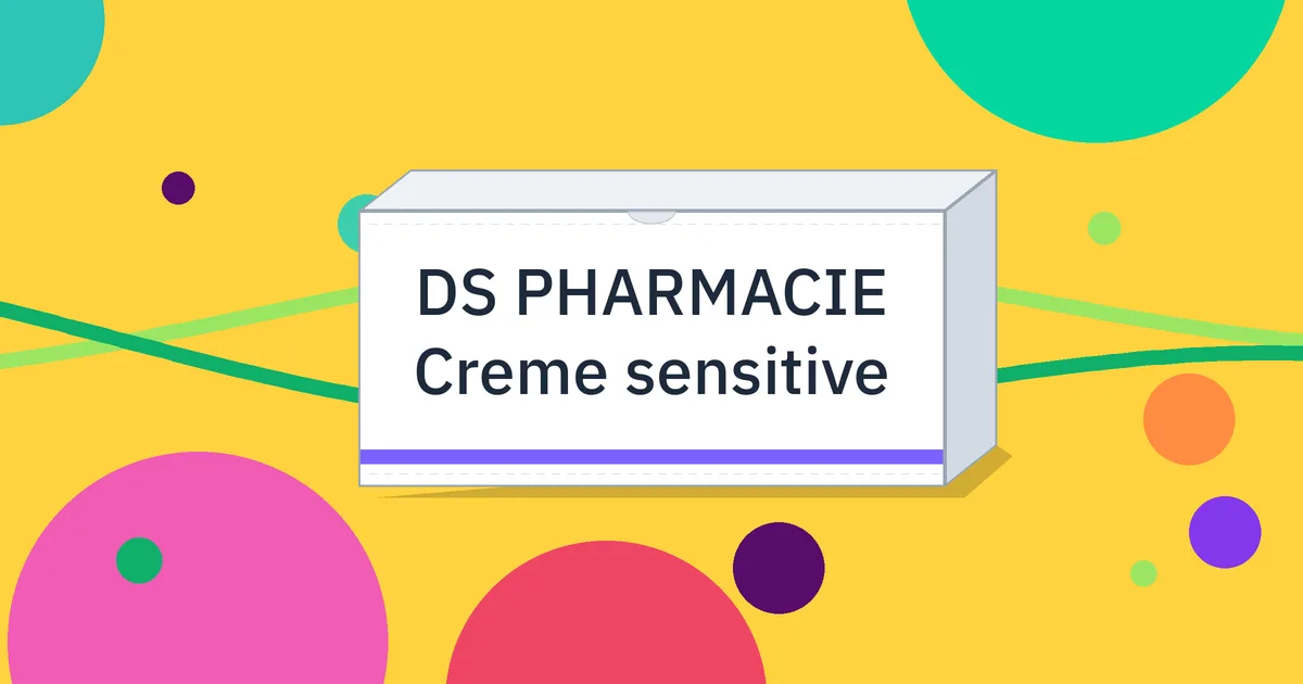 Symbolbild: Packung mit der Aufschrift DS PHARMACIE Creme sensitive (PZN 06164990) – Verfügbarkeit und Bezug in Apotheken in Frankfurt am Main