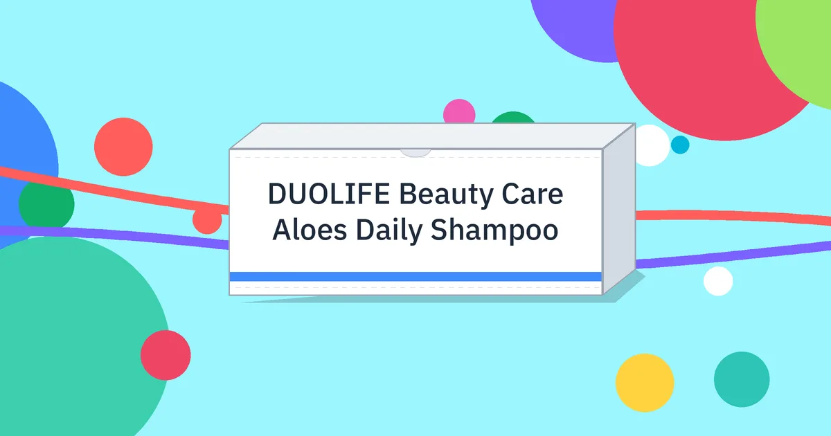 Symbolbild: Packung mit der Aufschrift DUOLIFE Beauty Care Aloes Daily Shampoo (PZN 18076067) – Verfügbarkeit und Bezug in Apotheken in Frankfurt am Main