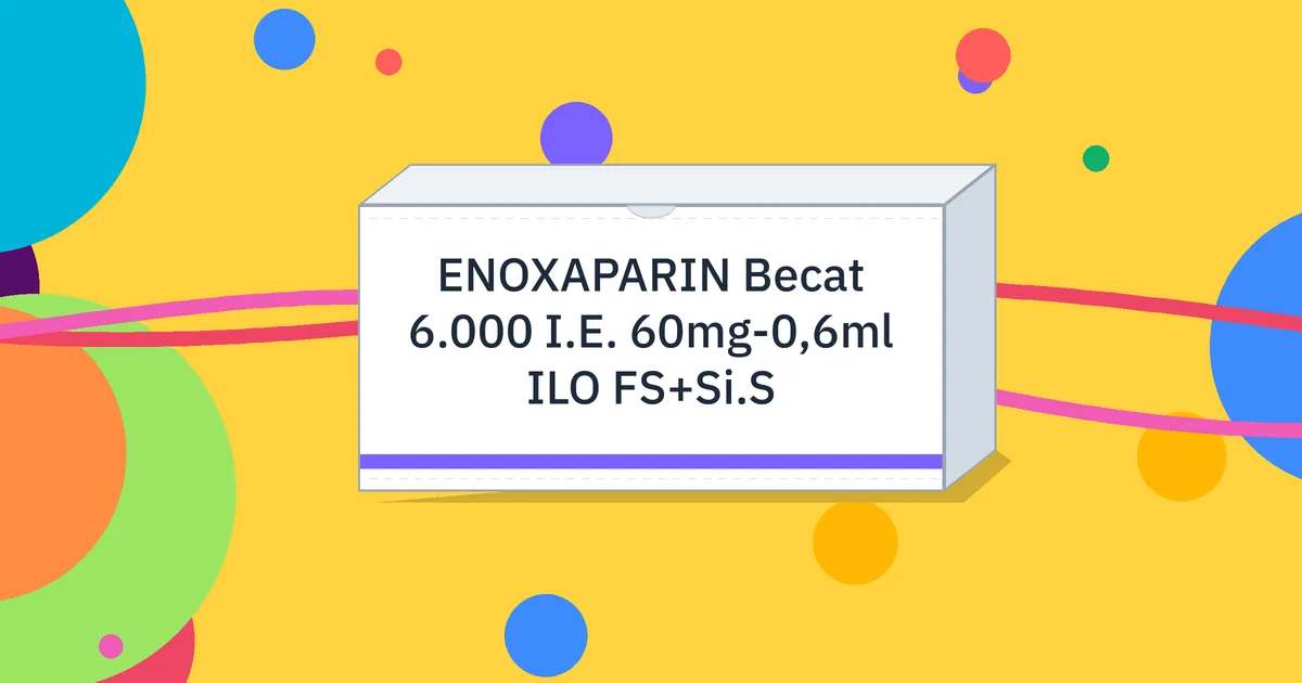 Symbolbild: Packung mit der Aufschrift ENOXAPARIN Becat 6.000 I.E. 60mg-0,6ml ILO FS+Si.S (PZN 16536725) – Verfügbarkeit und Bezug in Apotheken in Frankfurt am Main
