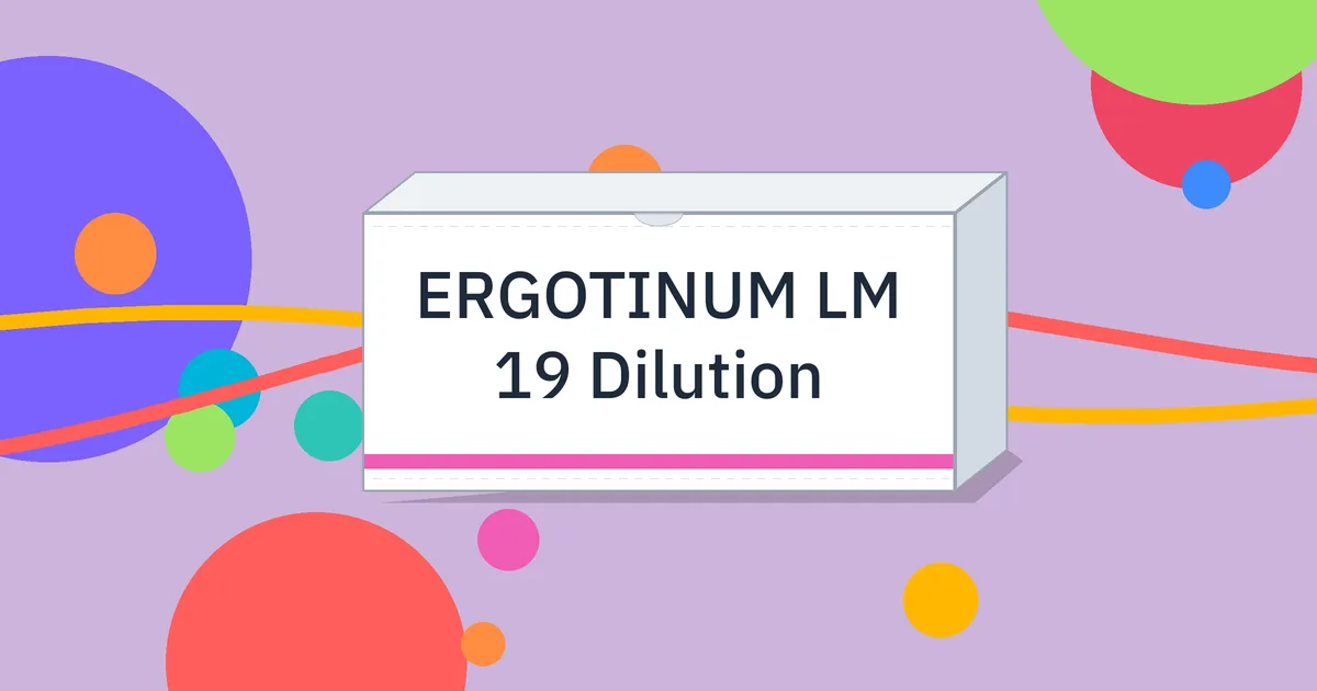 Symbolbild: Packung mit der Aufschrift ERGOTINUM LM 19 Dilution (PZN 13477287) – Verfügbarkeit und Bezug in Apotheken in Frankfurt am Main