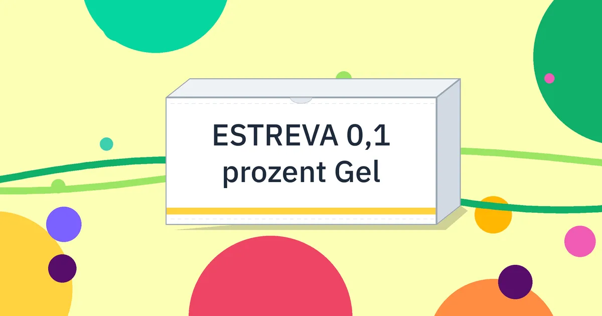 Symbolbild: Packung mit der Aufschrift ESTREVA 0,1 prozent Gel (PZN 05453723) – Verfügbarkeit und Bezug in Apotheken in Frankfurt am Main
