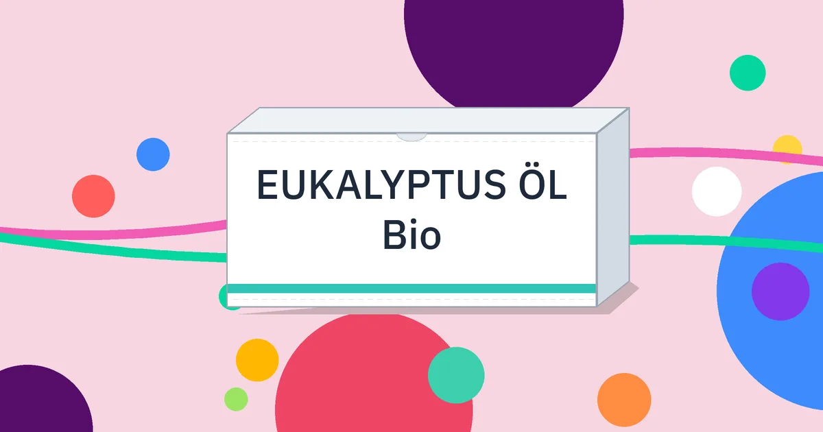 Symbolbild: Packung mit der Aufschrift EUKALYPTUS ÖL Bio (PZN 00827001) – Verfügbarkeit und Bezug in Apotheken in Frankfurt am Main