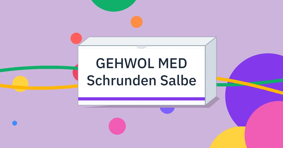 Symbolbild: Packung mit der Aufschrift GEHWOL MED Schrunden Salbe (PZN 20101223) – Verfügbarkeit und Bezug in Apotheken in Frankfurt am Main