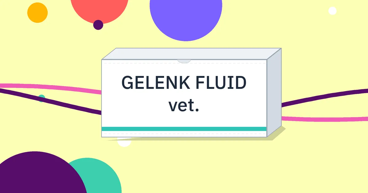 Symbolbild: Packung mit der Aufschrift GELENK FLUID vet. (PZN 03313171) – Verfügbarkeit und Bezug in Apotheken in Frankfurt am Main