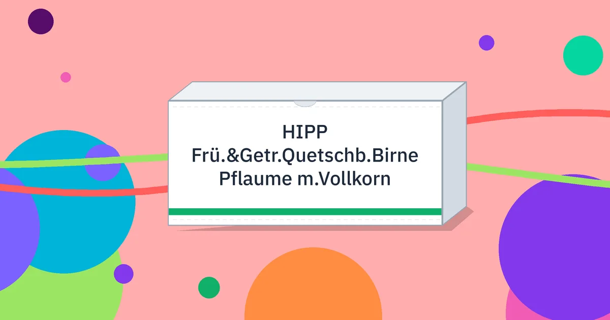 Symbolbild: Packung mit der Aufschrift HIPP Frü.&Getr.Quetschb.Birne Pflaume m.Vollkorn (PZN 19720702) – Verfügbarkeit und Bezug in Apotheken in Frankfurt am Main