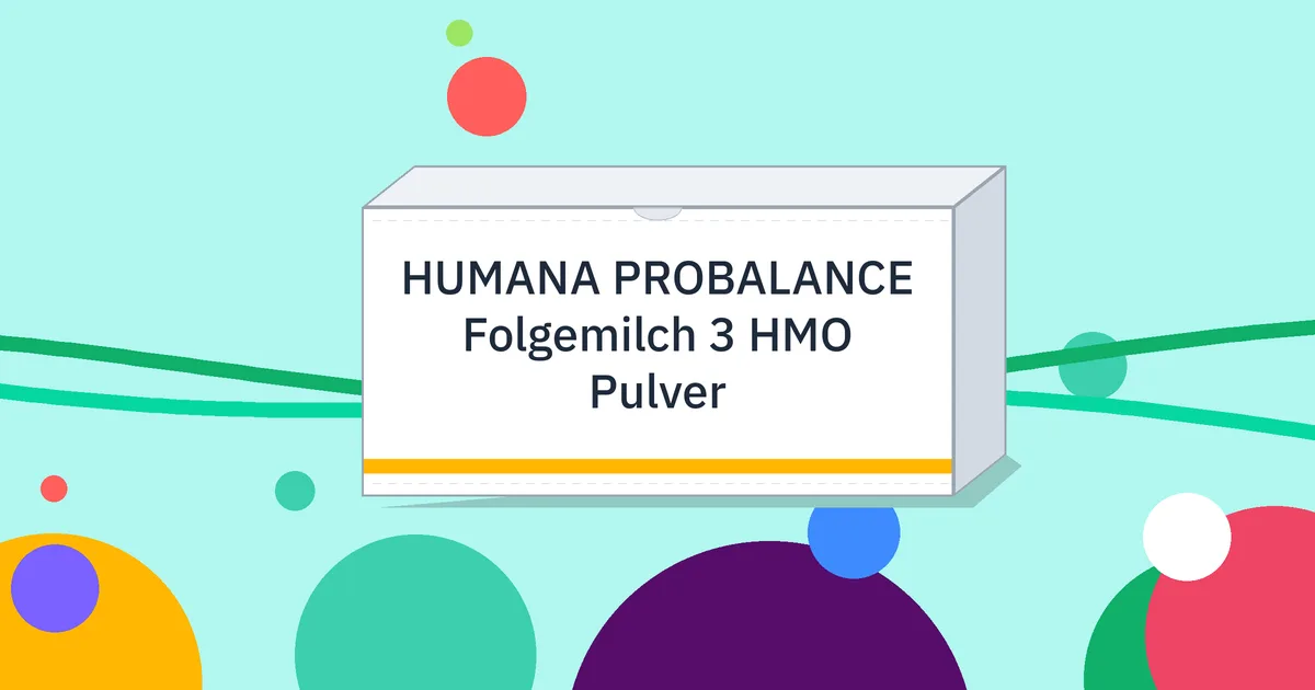 Symbolbild: Packung mit der Aufschrift HUMANA PROBALANCE Folgemilch 3 HMO Pulver (PZN 18302859) – Verfügbarkeit und Bezug in Apotheken in Frankfurt am Main