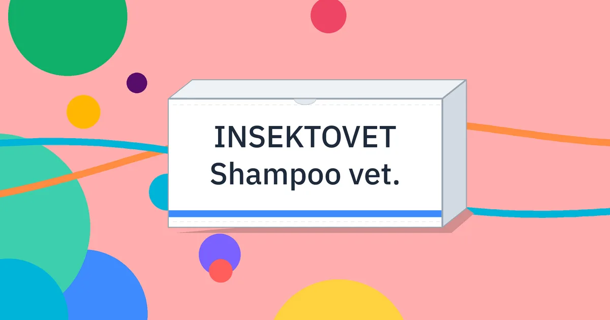 Symbolbild: Packung mit der Aufschrift INSEKTOVET Shampoo vet. (PZN 11330663) – Verfügbarkeit und Bezug in Apotheken in Frankfurt am Main
