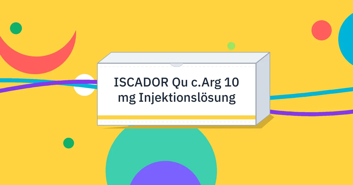 Symbolbild: Packung mit der Aufschrift ISCADOR Qu c.Arg 10 mg Injektionslösung (PZN 01386154) – Verfügbarkeit und Bezug in Apotheken in Frankfurt am Main