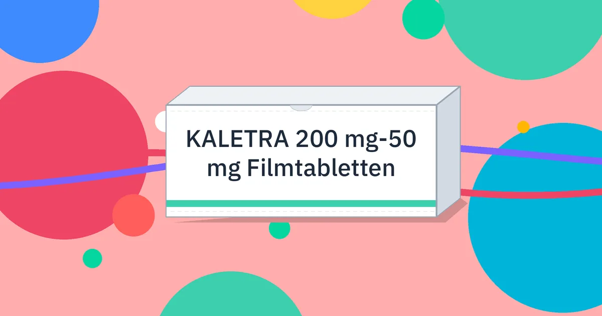 Symbolbild: Packung mit der Aufschrift KALETRA 200 mg-50 mg Filmtabletten (PZN 01921647) – Verfügbarkeit und Bezug in Apotheken in Frankfurt am Main