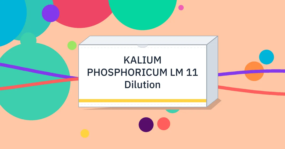 Symbolbild: Packung mit der Aufschrift KALIUM PHOSPHORICUM LM 11 Dilution (PZN 12924548) – Verfügbarkeit und Bezug in Apotheken in Frankfurt am Main