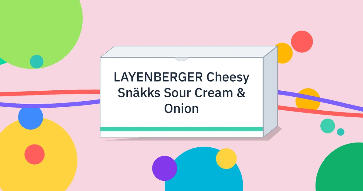 Symbolbild: Packung mit der Aufschrift LAYENBERGER Cheesy Snäkks Sour Cream & Onion (PZN 17579731) – Verfügbarkeit und Bezug in Apotheken in Frankfurt am Main