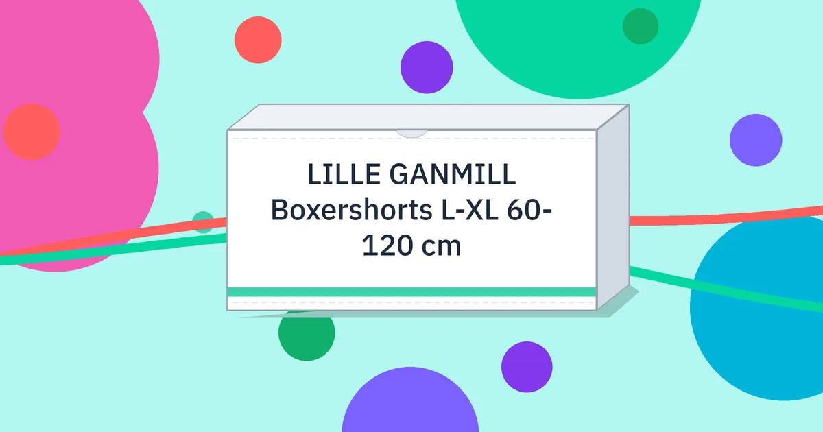 Symbolbild: Packung mit der Aufschrift LILLE GANMILL Boxershorts L-XL 60-120 cm (PZN 14200317) – Verfügbarkeit und Bezug in Apotheken in Frankfurt am Main