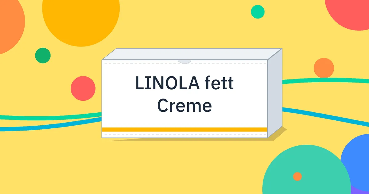 Symbolbild: Packung mit der Aufschrift LINOLA fett Creme (PZN 01875829) – Verfügbarkeit und Bezug in Apotheken in Frankfurt am Main