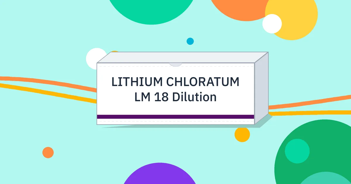 Symbolbild: Packung mit der Aufschrift LITHIUM CHLORATUM LM 18 Dilution (PZN 12932080) – Verfügbarkeit und Bezug in Apotheken in Frankfurt am Main
