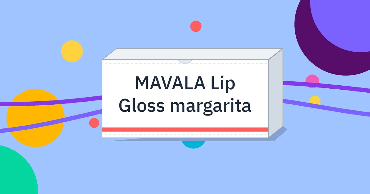 Symbolbild: Packung mit der Aufschrift MAVALA Lip Gloss margarita (PZN 19450444) – Verfügbarkeit und Bezug in Apotheken in Frankfurt am Main