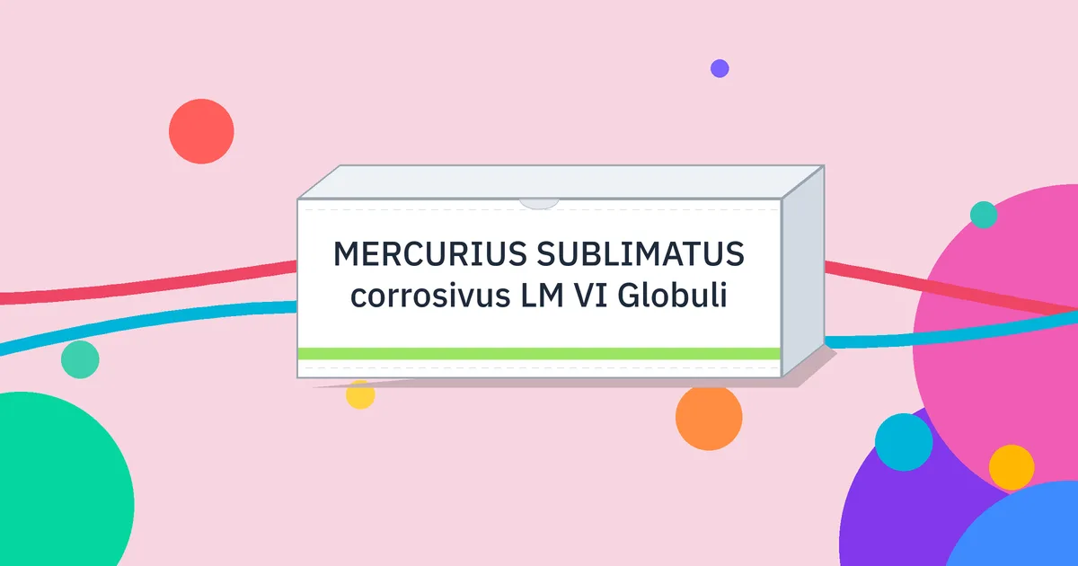 Symbolbild: Packung mit der Aufschrift MERCURIUS SUBLIMATUS corrosivus LM VI Globuli (PZN 02659737) – Verfügbarkeit und Bezug in Apotheken in Frankfurt am Main