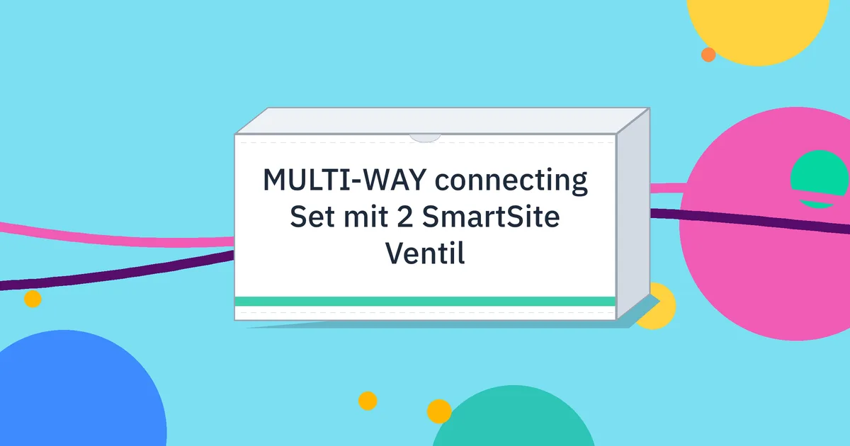 Symbolbild: Packung mit der Aufschrift MULTI-WAY connecting Set mit 2 SmartSite Ventil (PZN 09691129) – Verfügbarkeit und Bezug in Apotheken in Frankfurt am Main