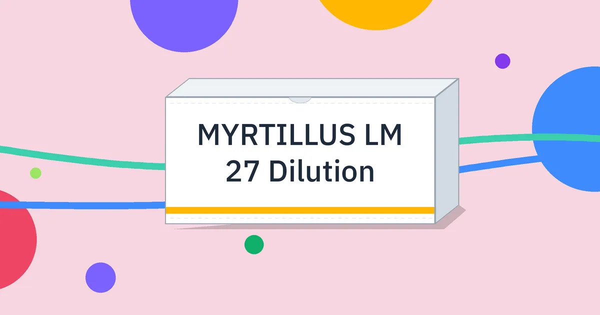 Symbolbild: Packung mit der Aufschrift MYRTILLUS LM 27 Dilution (PZN 13613684) – Verfügbarkeit und Bezug in Apotheken in Frankfurt am Main