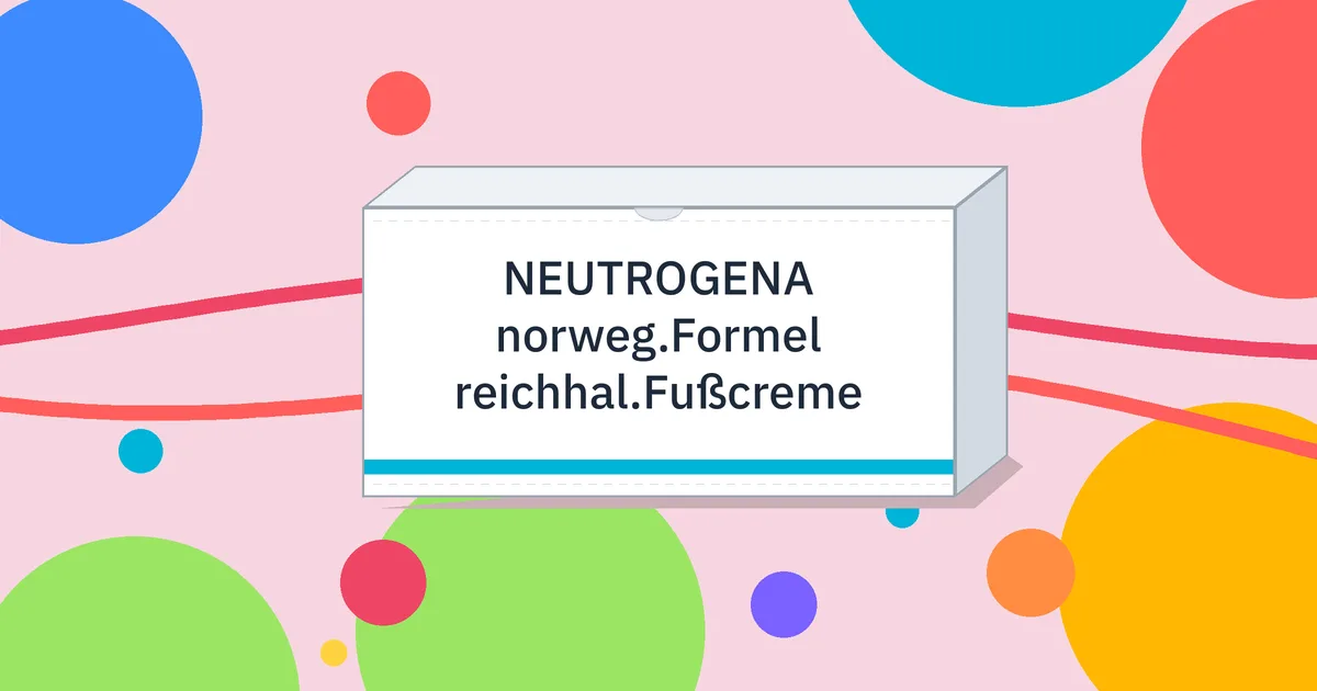 Symbolbild: Packung mit der Aufschrift NEUTROGENA norweg.Formel reichhal.Fußcreme (PZN 17839480) – Verfügbarkeit und Bezug in Apotheken in Frankfurt am Main