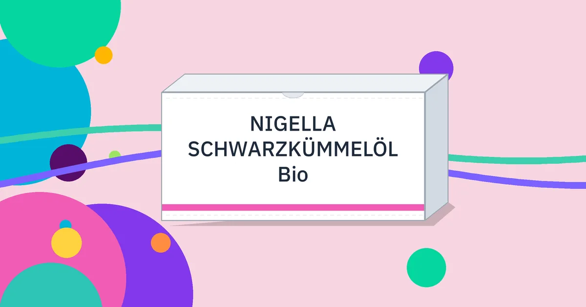 Symbolbild: Packung mit der Aufschrift NIGELLA SCHWARZKÜMMELÖL Bio (PZN 10302073) – Verfügbarkeit und Bezug in Apotheken in Frankfurt am Main