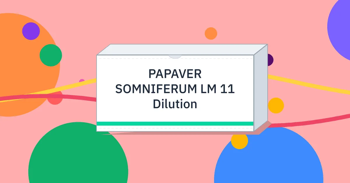 Symbolbild: Packung mit der Aufschrift PAPAVER SOMNIFERUM LM 11 Dilution (PZN 12975824) – Verfügbarkeit und Bezug in Apotheken in Frankfurt am Main