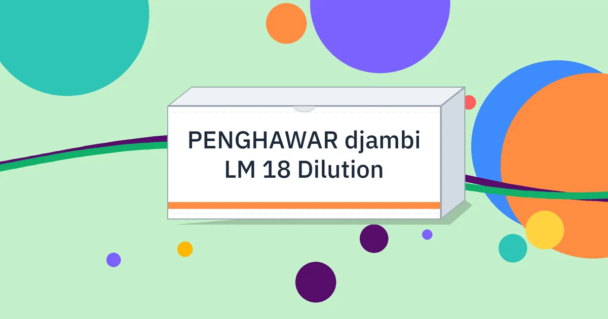 Symbolbild: Packung mit der Aufschrift PENGHAWAR djambi LM 18 Dilution (PZN 13633764) – Verfügbarkeit und Bezug in Apotheken in Frankfurt am Main