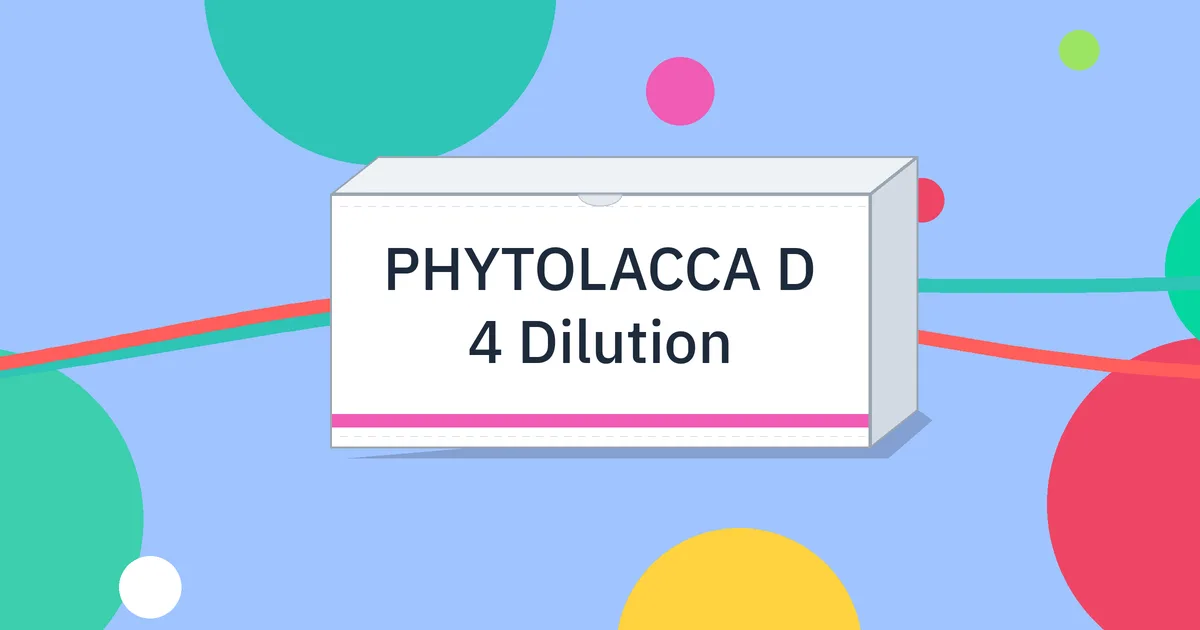 Symbolbild: Packung mit der Aufschrift PHYTOLACCA D 4 Dilution (PZN 02104324) – Verfügbarkeit und Bezug in Apotheken in Frankfurt am Main