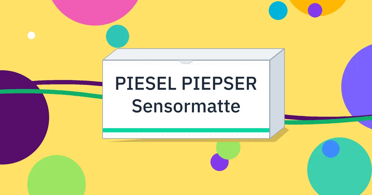 Symbolbild: Packung mit der Aufschrift PIESEL PIEPSER Sensormatte (PZN 07229740) – Verfügbarkeit und Bezug in Apotheken in Frankfurt am Main