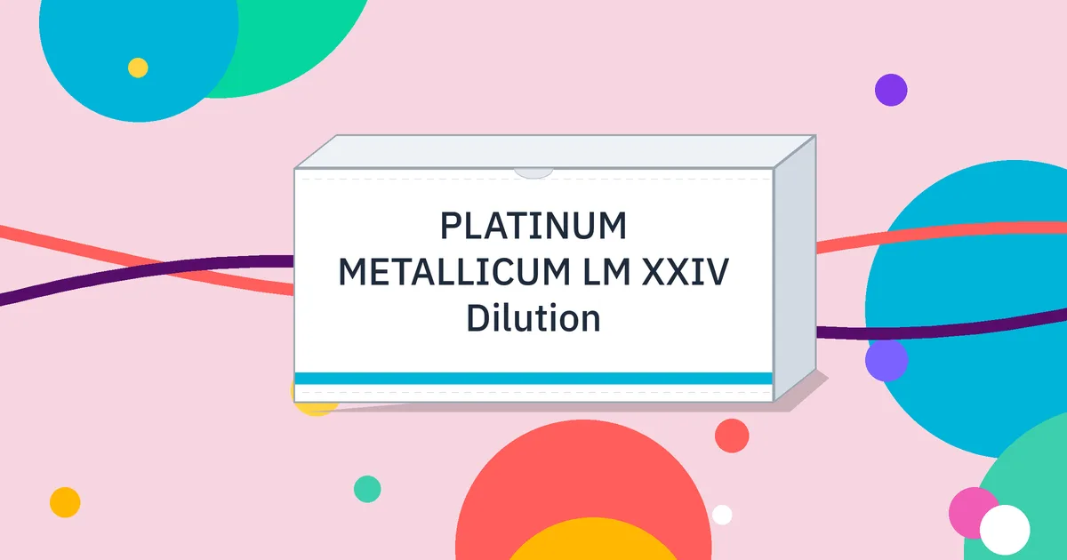 Symbolbild: Packung mit der Aufschrift PLATINUM METALLICUM LM XXIV Dilution (PZN 02675535) – Verfügbarkeit und Bezug in Apotheken in Frankfurt am Main