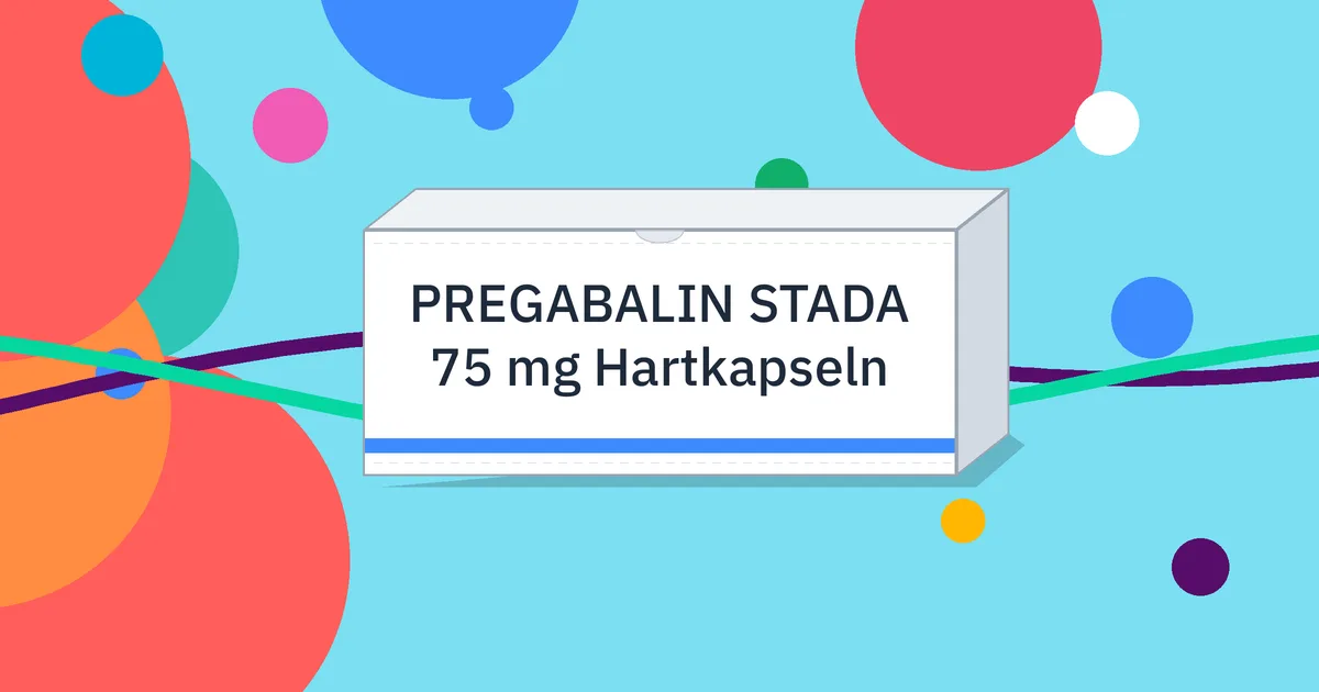 Symbolbild: Packung mit der Aufschrift PREGABALIN STADA 75 mg Hartkapseln (PZN 10780068) – Verfügbarkeit und Bezug in Apotheken in Frankfurt am Main